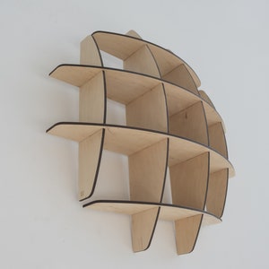 Sphere Shelf, Round Shelf, Globe Shelf, Geometric Shelves, Unique Wall ...