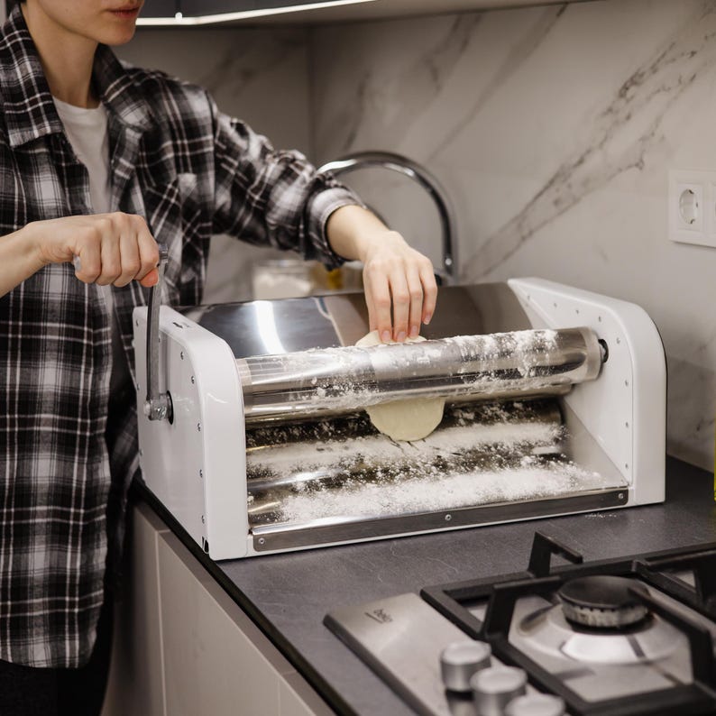 Dough Rolling Machine, Manual Dough Sheeter, Dough Roller, Pastry ...