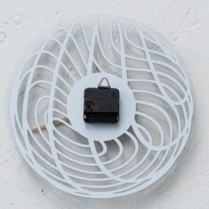 Geometric Wall Clock, Minimalist Wall Clock, Abstract Wall Clock ...