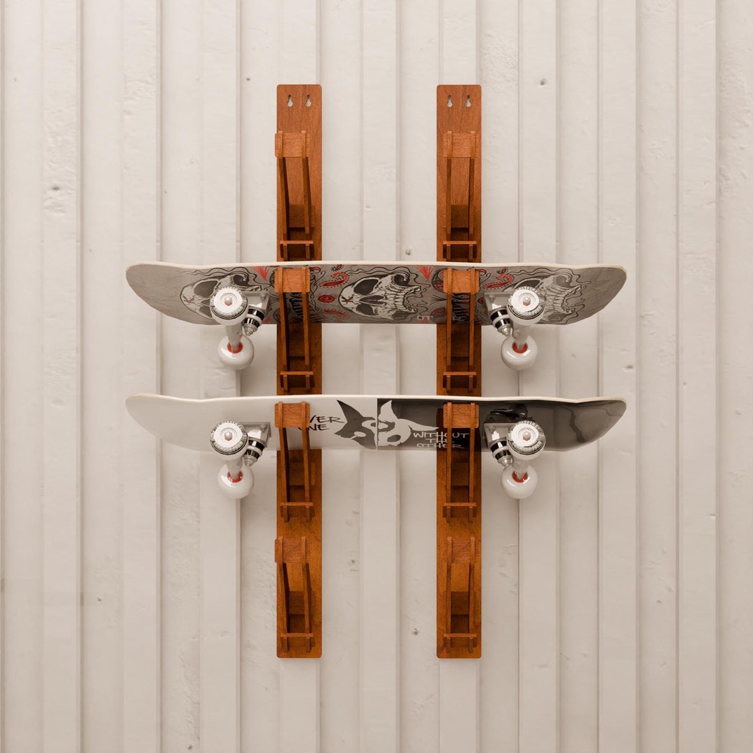 Skateboard Wall Mount, Multiple Skateboard Rack, Longboard Holder ...