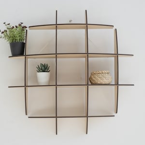 Sphere Shelf, Round Shelf, Globe Shelf, Geometric Shelves, Unique Wall ...