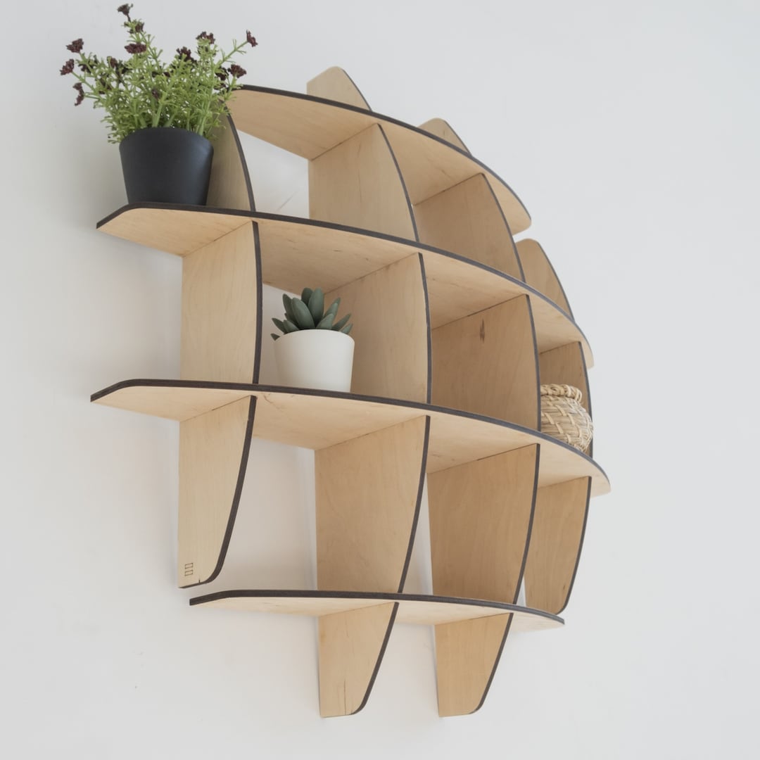 Sphere Shelf, Round Shelf, Globe Shelf, Geometric Shelves, Unique Wall ...