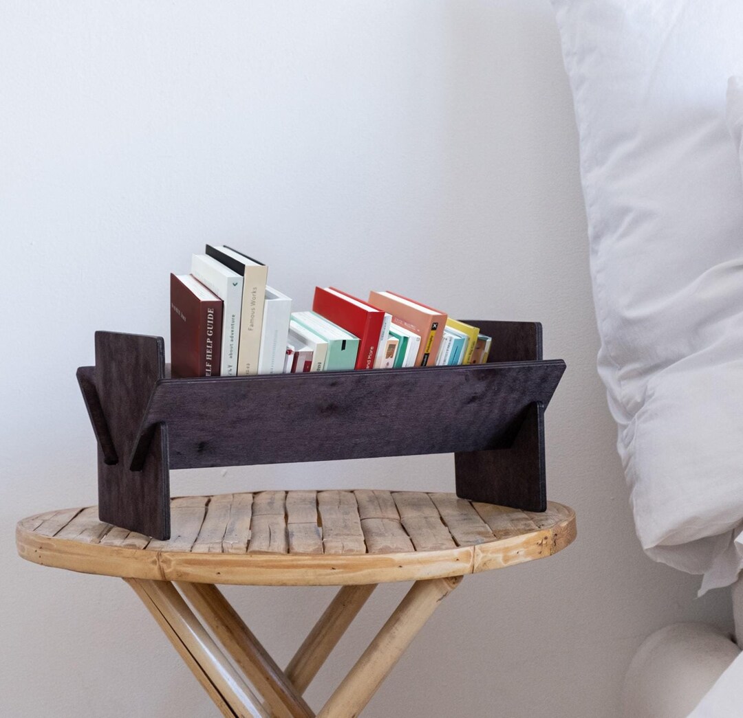 Custom Book Shelf, Tabletop Bookshelf, Tabletop Book Rack, Small ...