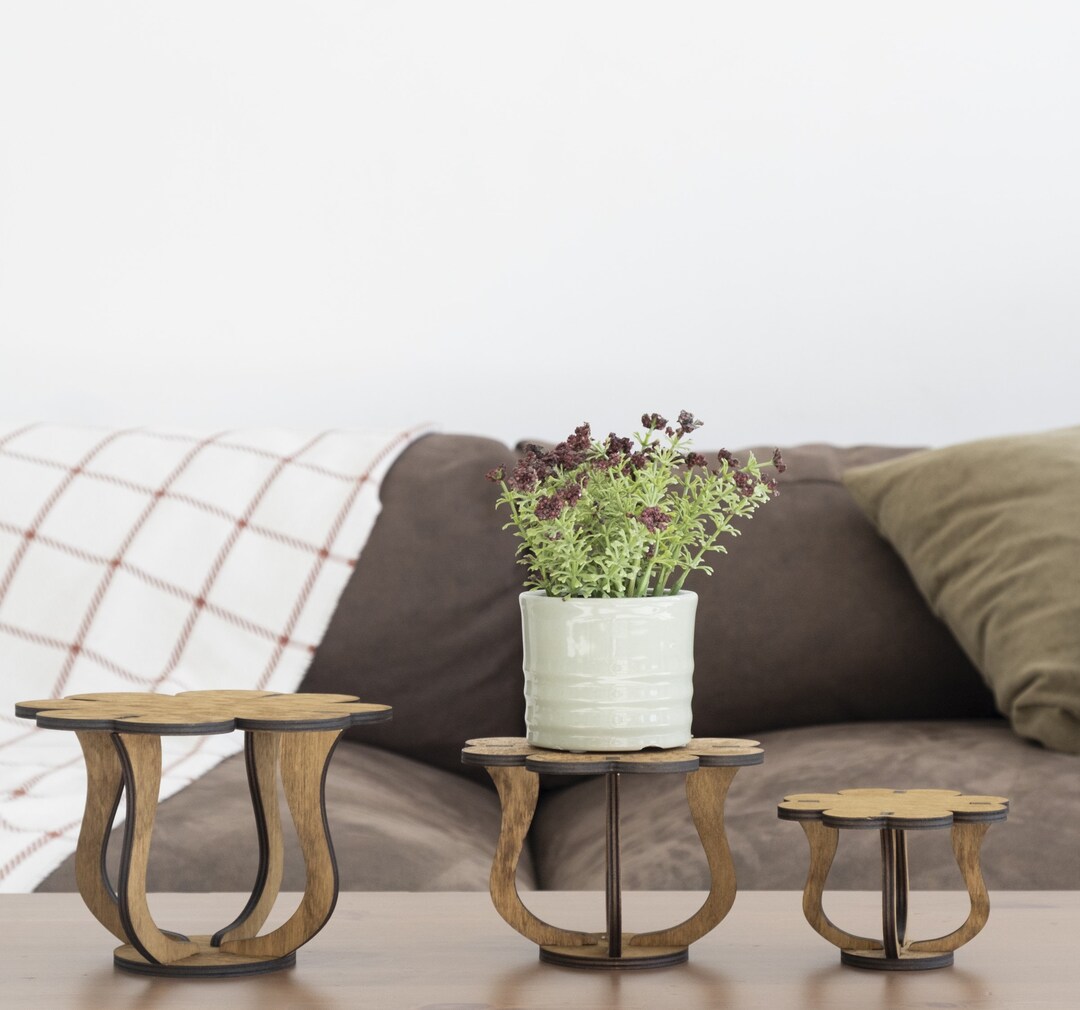 Single Plant Stand Indoor Tall, Wood Plant Riser, Plant Holder, Plant ...