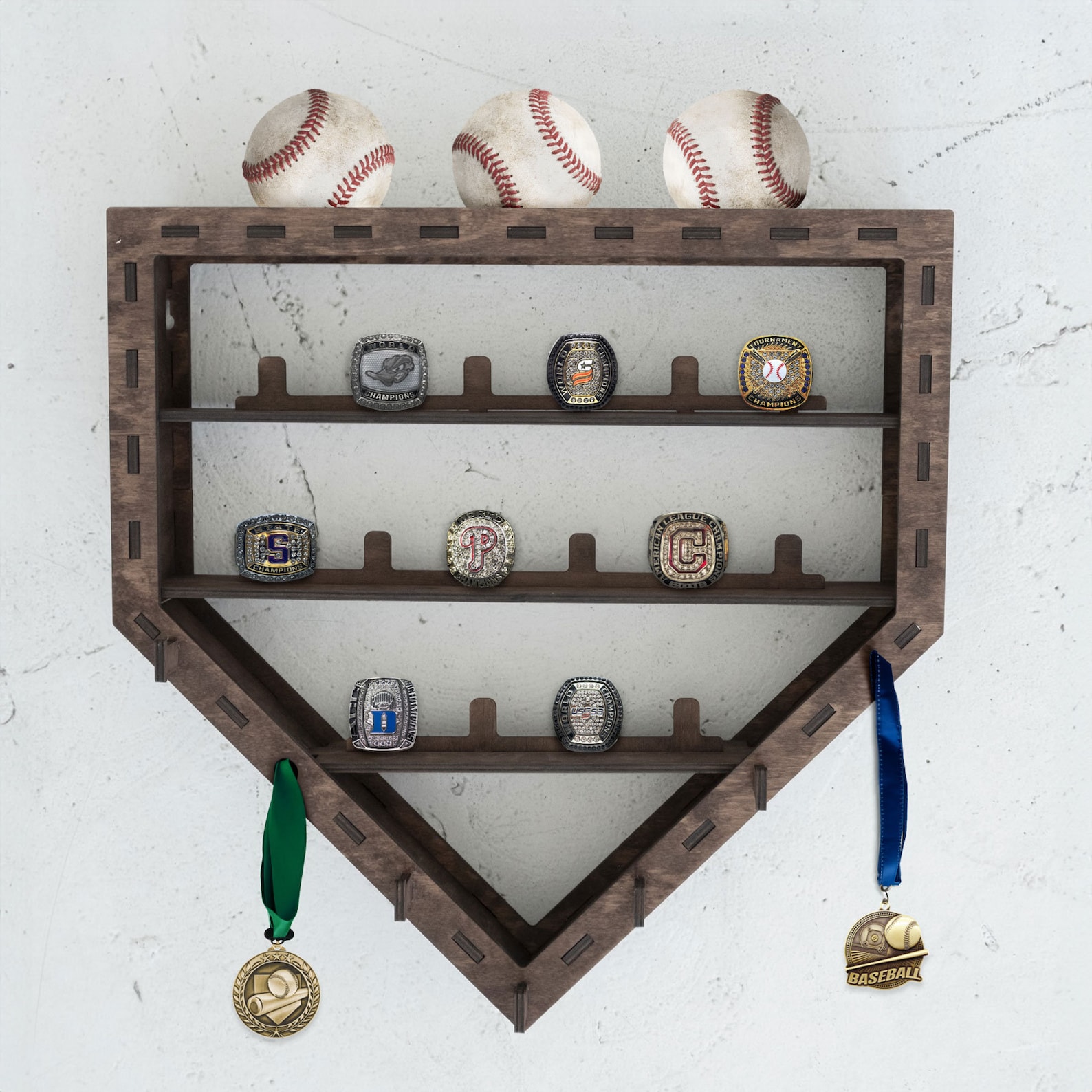 Baseball Ring Holder Display, Softball Ring Holder, Baseball Ring Stand ...