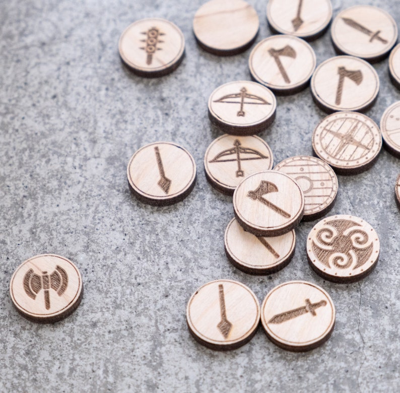 Viking Chess Set, Viking Board Game, Hnefatafl Board Game, Hnefatafl ...