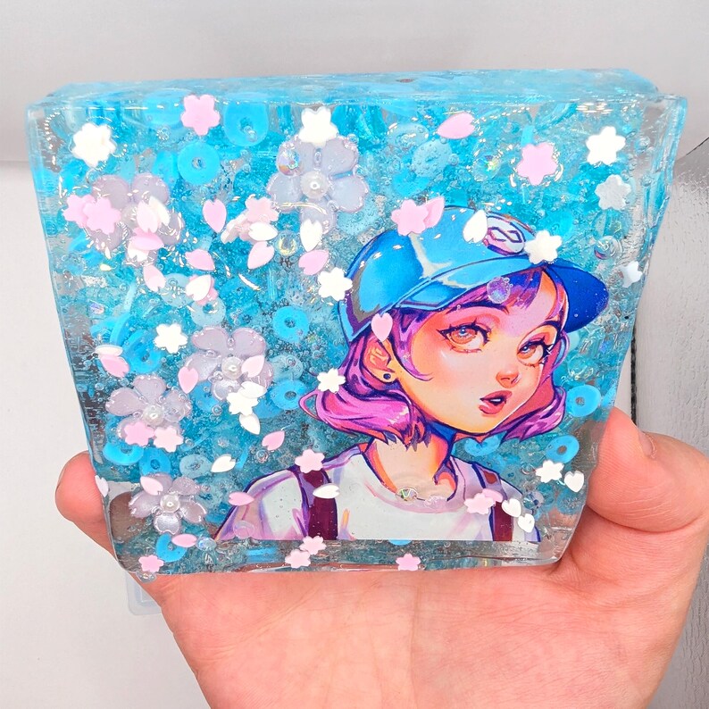 Anime Picky Pad: Hanami Sakura Theme, Acrylic Standee, Sensory Toy - Etsy