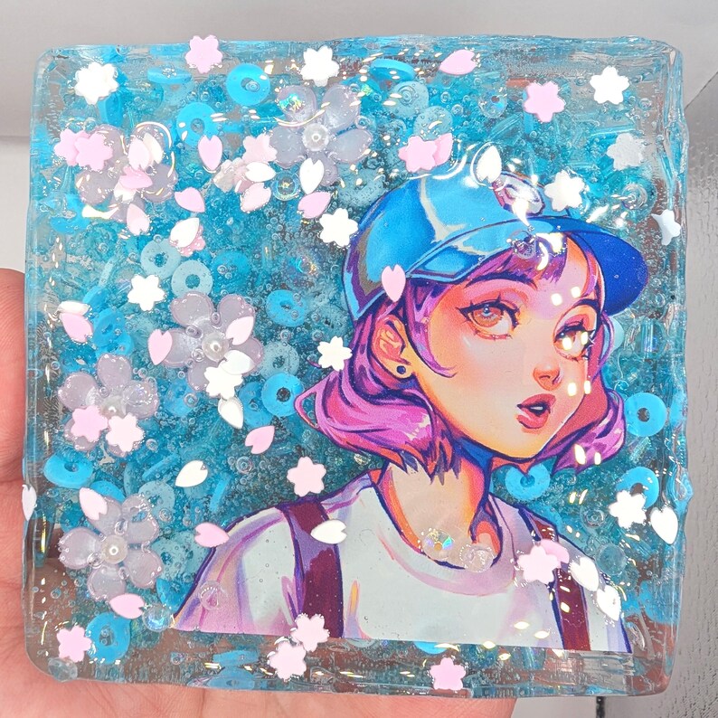 Anime Picky Pad: Hanami Sakura Theme, Acrylic Standee, Sensory Toy - Etsy
