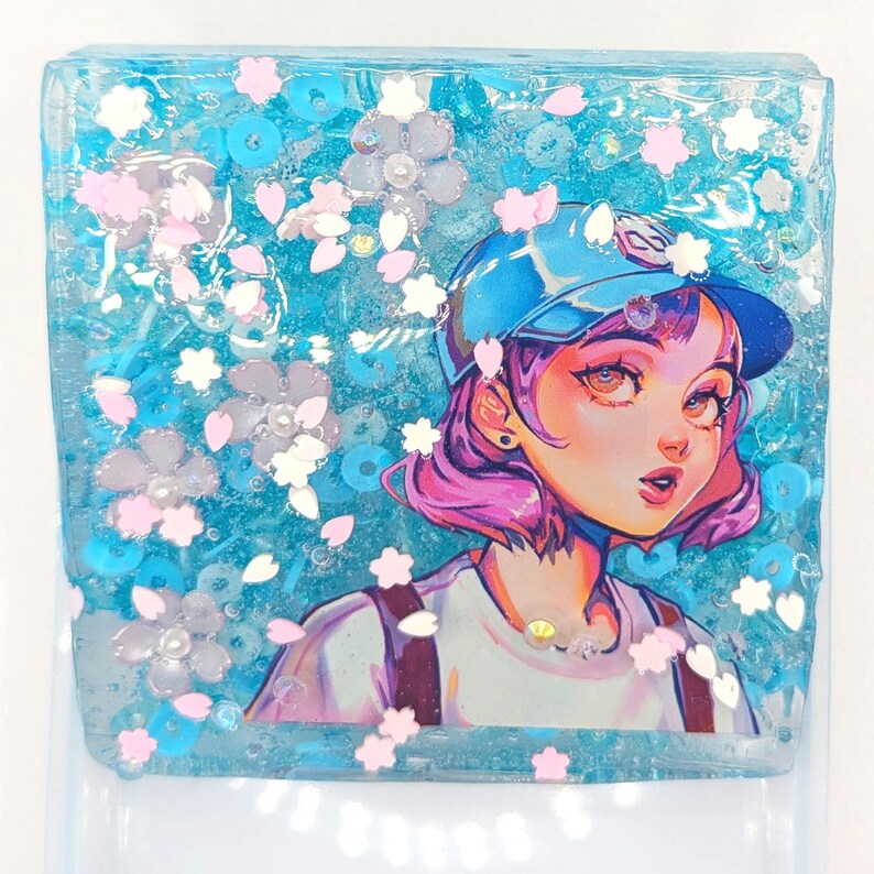 Anime Picky Pad: Hanami Sakura Theme, Acrylic Standee, Sensory Toy - Etsy