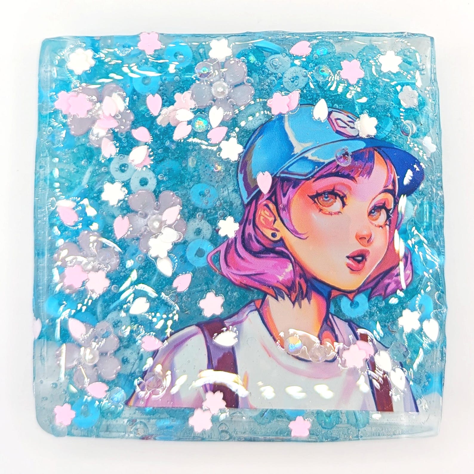 Anime Picky Pad: Hanami Sakura Theme, Acrylic Standee, Sensory Toy - Etsy
