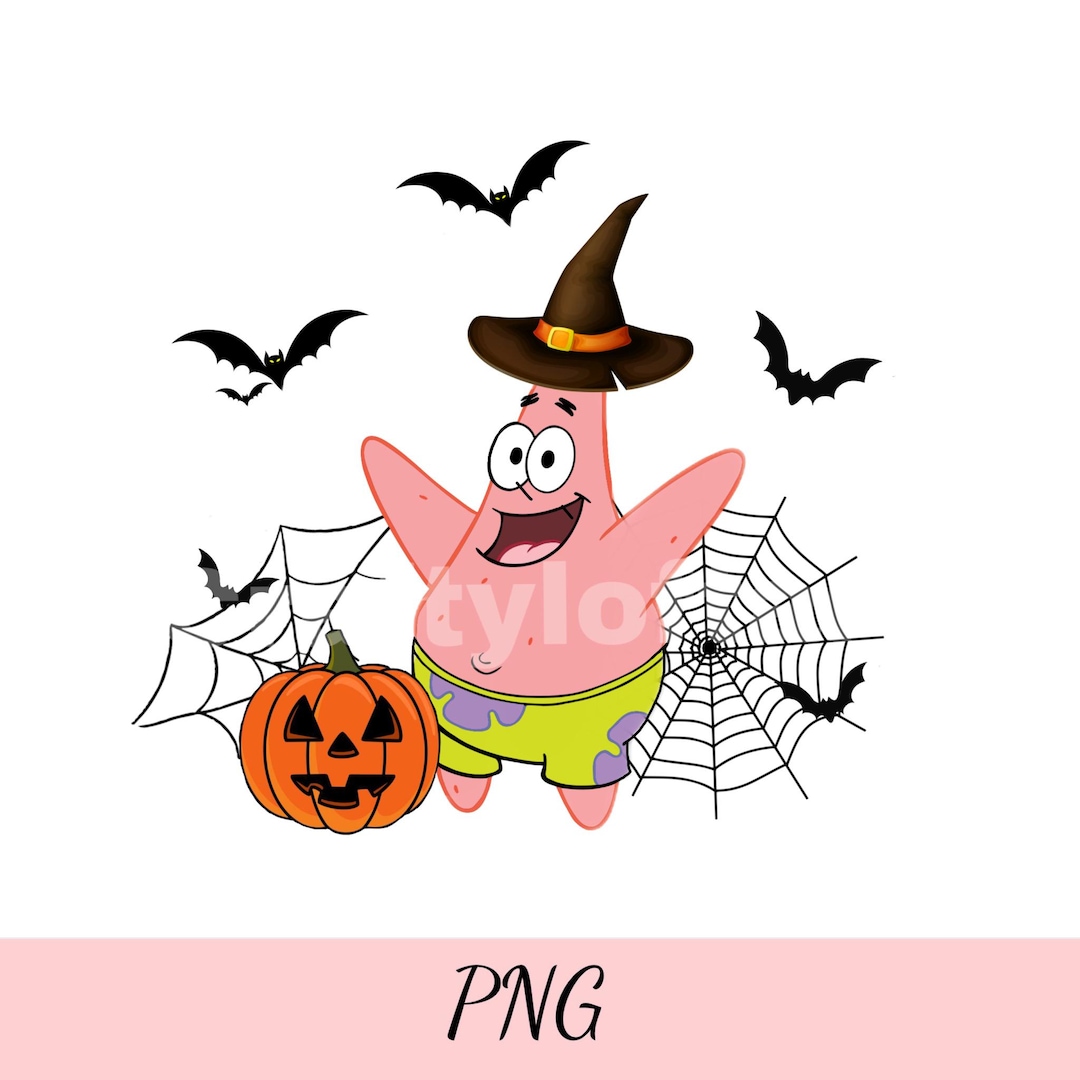 Spongebob Halloween Ghost Png Digital Spongebob Spunchbob Horror Creepy ...