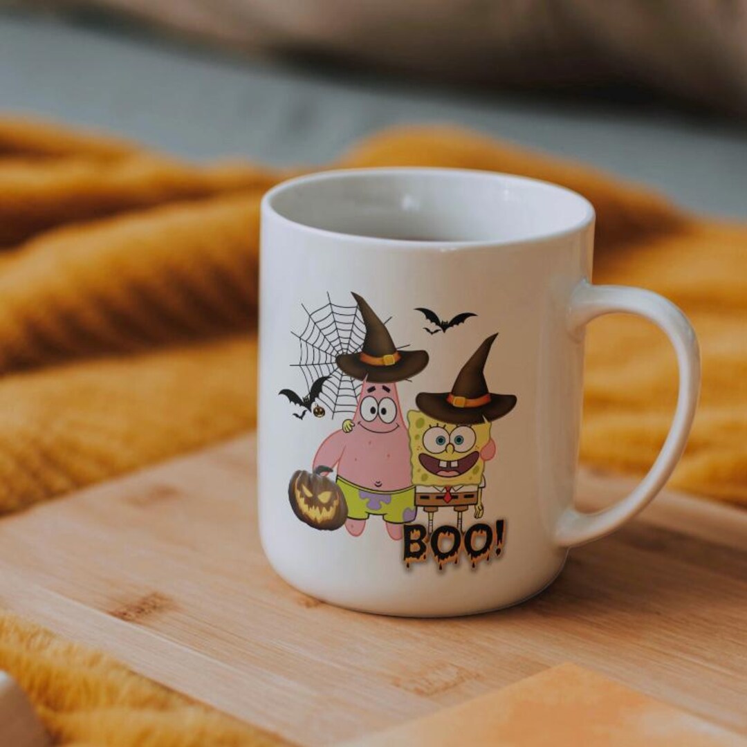 Spongebob Halloween Ghost Png Digital Spongebob Spunchbob Merch Horror ...