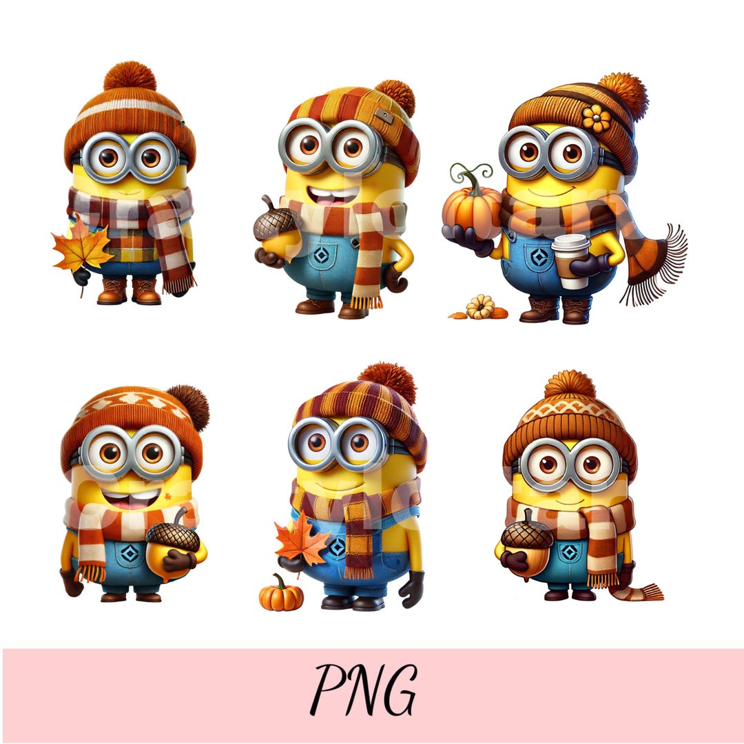 Thanksgiving Minions Png Digital Minions Clip Art Minions Thanksgiving ...
