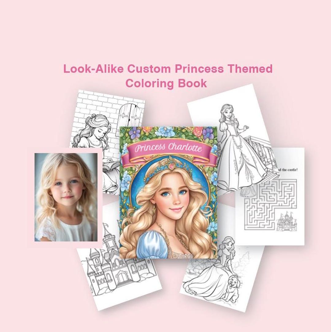 Personalized Kids Coloring Book, Custom Coloring Book for Kids, Personalized Christmas Gift ...