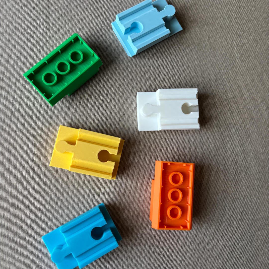 BRIO to LEGO DUPLO Train Connector, (set of 3), Custom Brio Piece, Lego ...