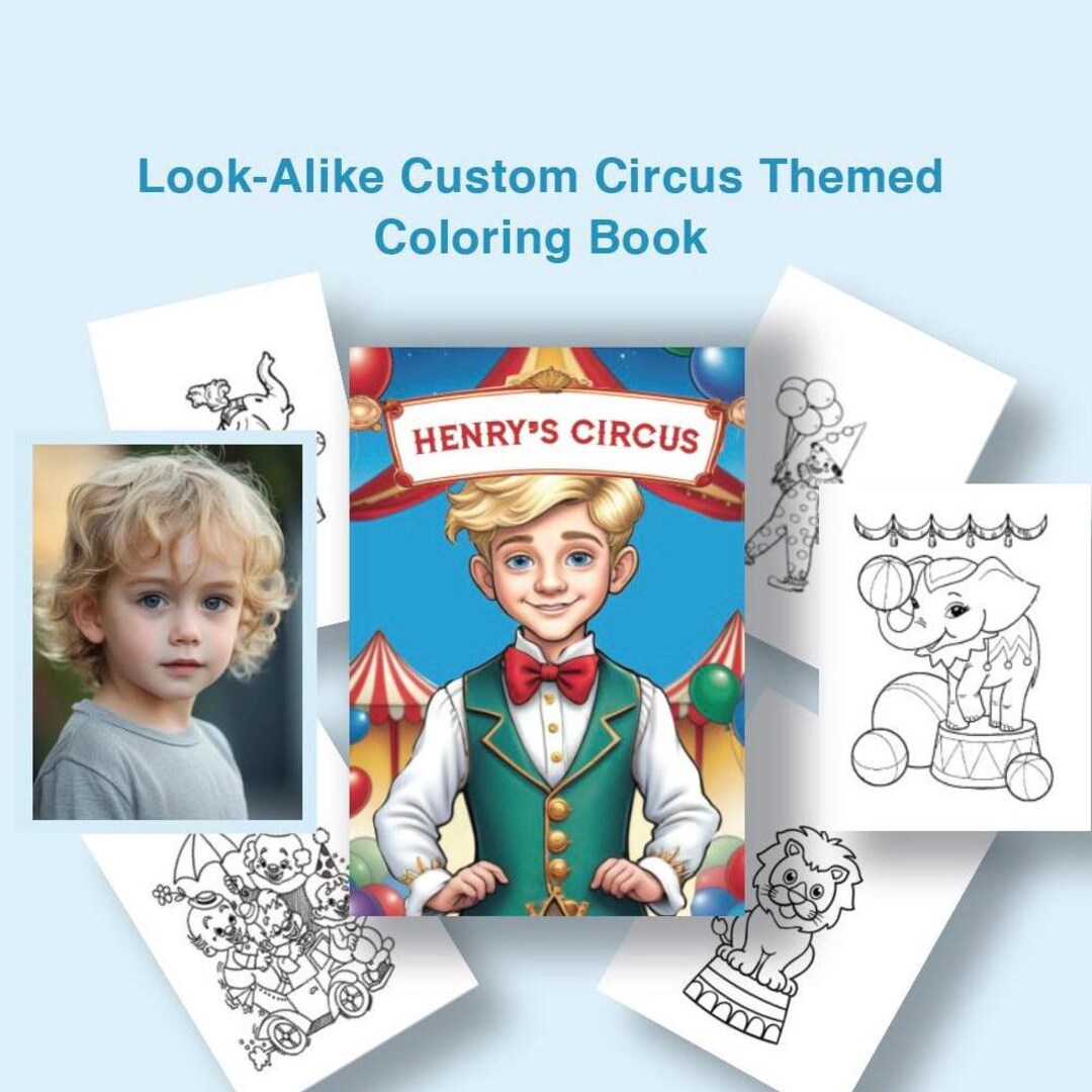Personalized Kids Coloring Book, Custom Coloring Book for Kids, Kids ...
