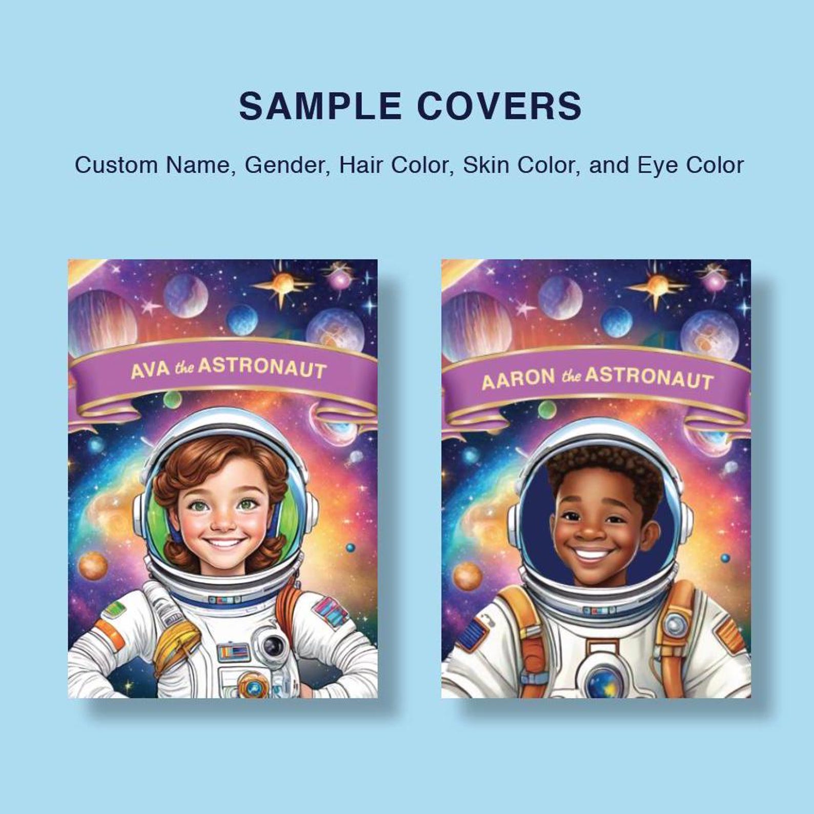 Space Themed Math Workbook Grades 1-3, Kids Custom Math Workbook ...