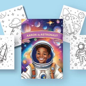 Space Themed Math Workbook Grades 1-3, Kids Custom Math Workbook ...