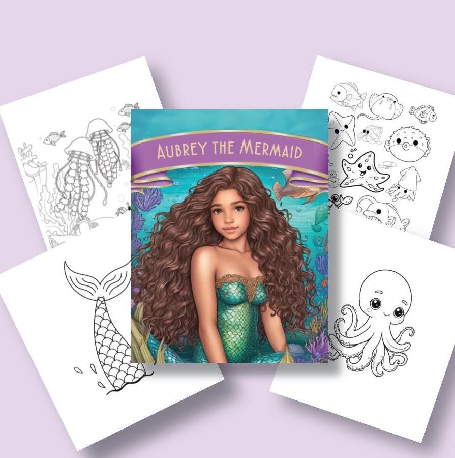 Personalized Kids Coloring Book, Custom Coloring Book for Kids ...