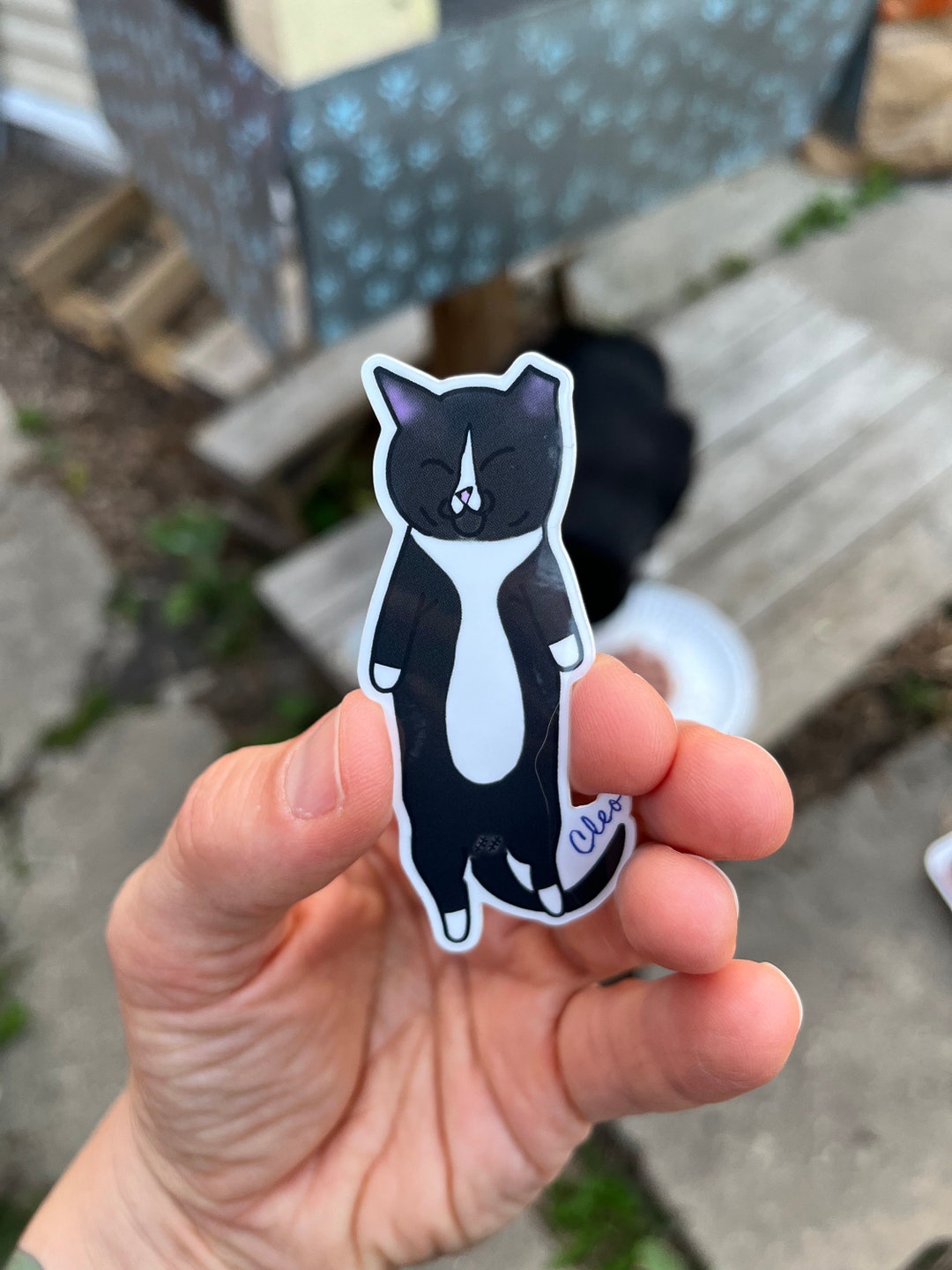 Cleo Cat - Trap Neuter Return (TNR) Vinyl Sticker - Etsy