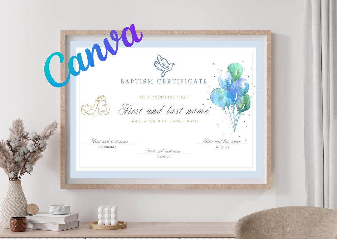 Certificat De Baptême, Modèle De Certificat, Acte De Baptême, Baptême Imprimable, Baptême De ...