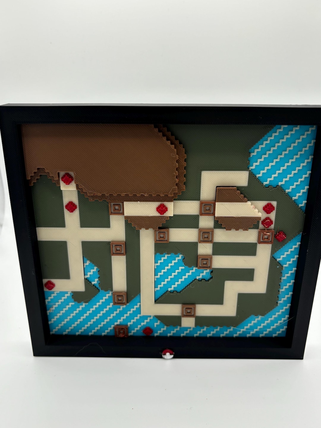 3D Printed Pokemon Kanto Map, Pokemon Gift, Pokemon Kanto, Gift for Her ...