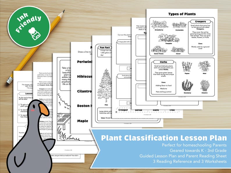 Plants/biology Lesson Plan - Types of Plants - Science - Homeschool ...