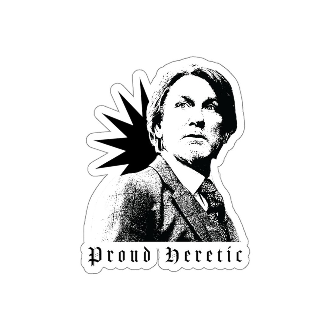 Benoit Blanc the Proud Heretic Die-cut Sticker | Gothic Portrait ...