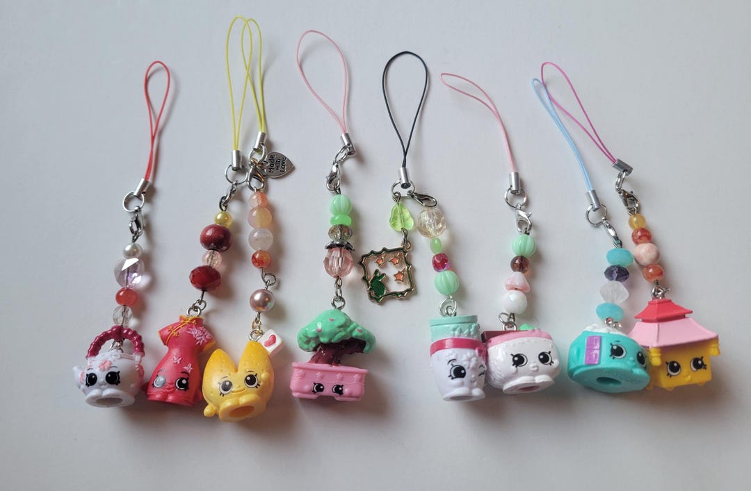 Shopkins Suki Sushi Keychain | Shopkins Beaded Phone Charm | Shopkin ...