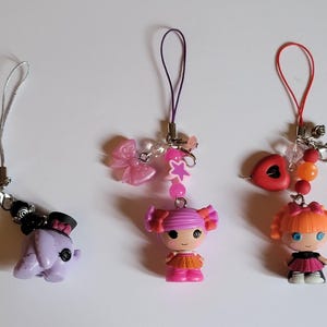 Lalaloopsy Doll Tinies Keychain Phone Charm | Handmade Beaded Keychains ...