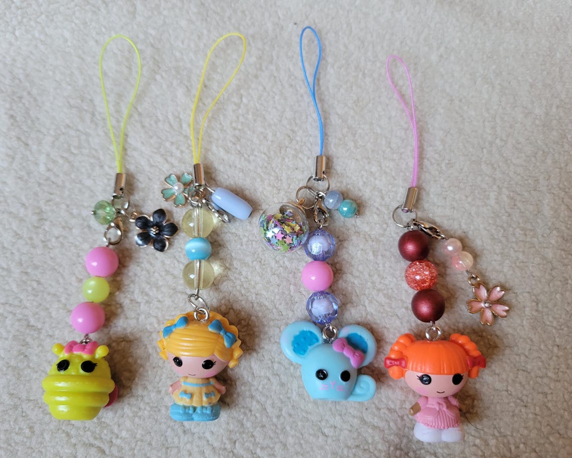 Lalaloopsy Doll Garden Themed Tinies Keychain Phone Charm | Handmade ...