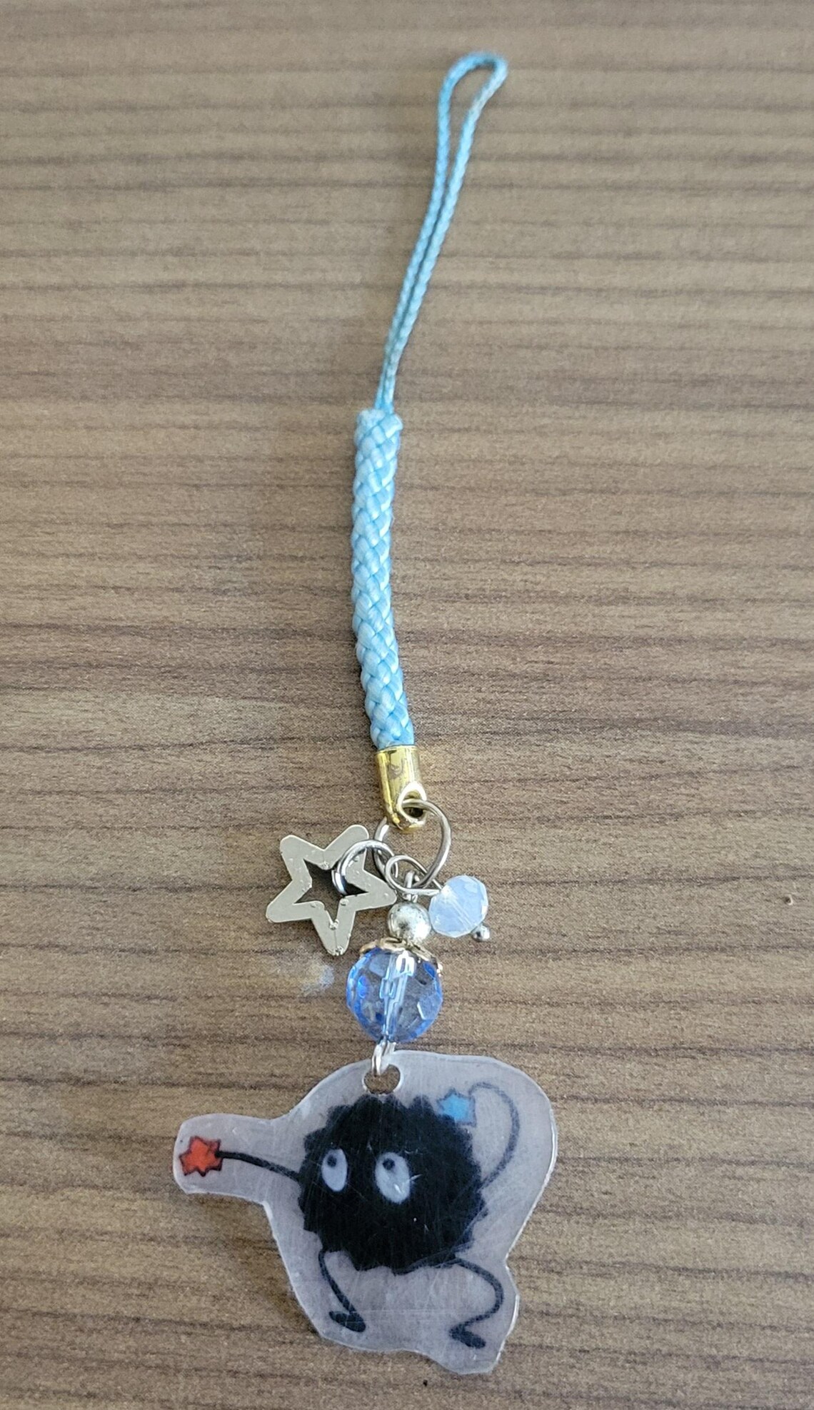 Soot Sprite Susuwatari Phone Charm | Handmade Keychain - Etsy