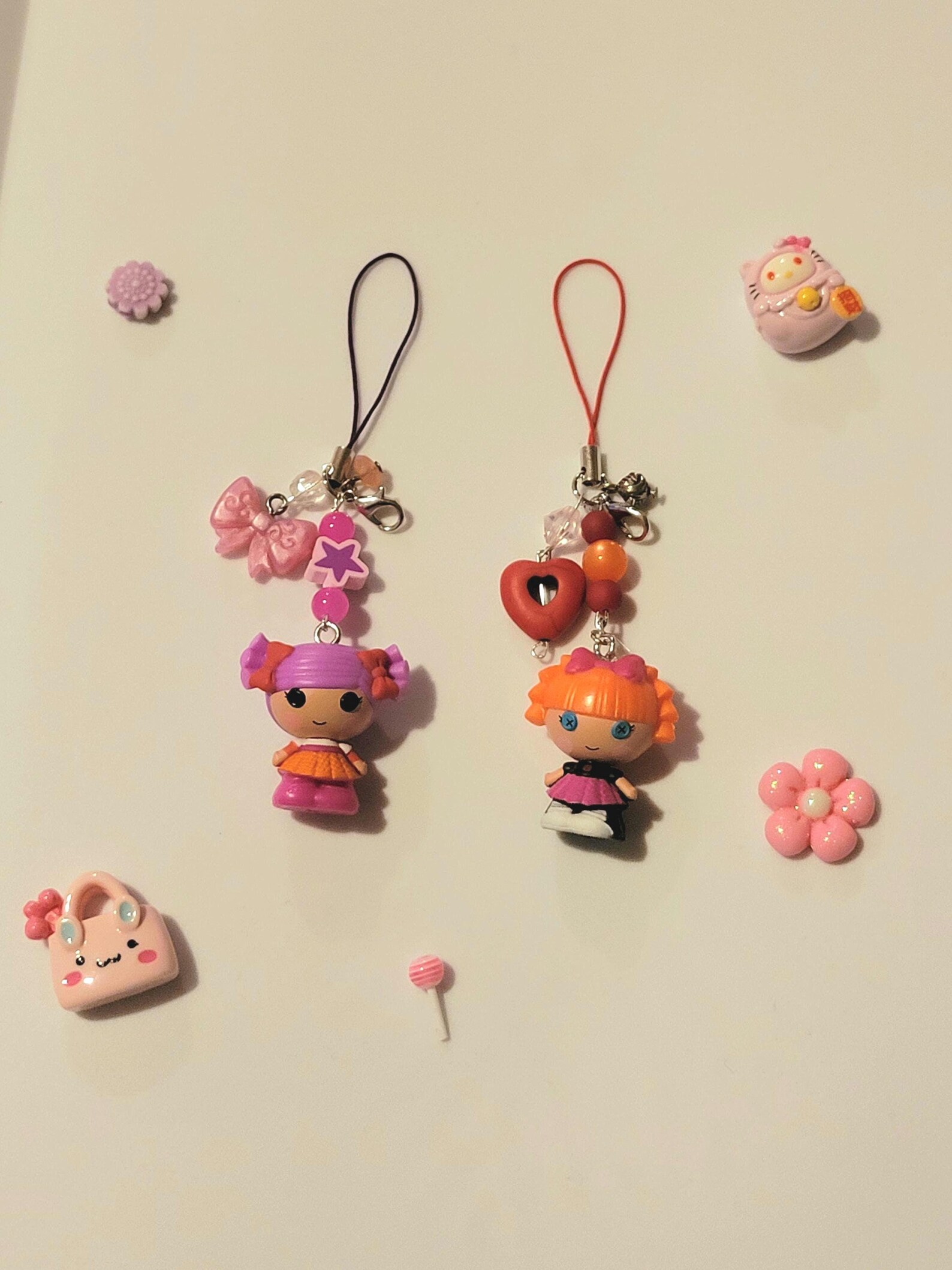 Lalaloopsy Doll Tinies Keychain Phone Charm | Handmade Beaded Keychains ...