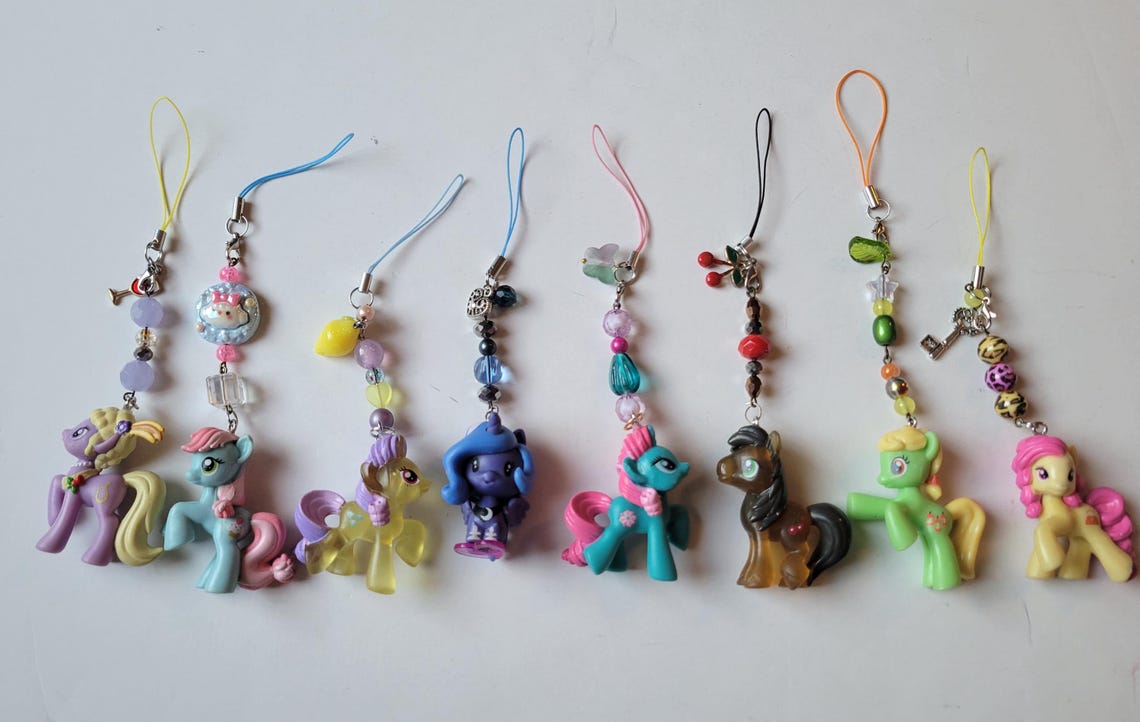 My Little Pony Keychains | MLP Keychain Phone Charms | Mlp Beaded ...