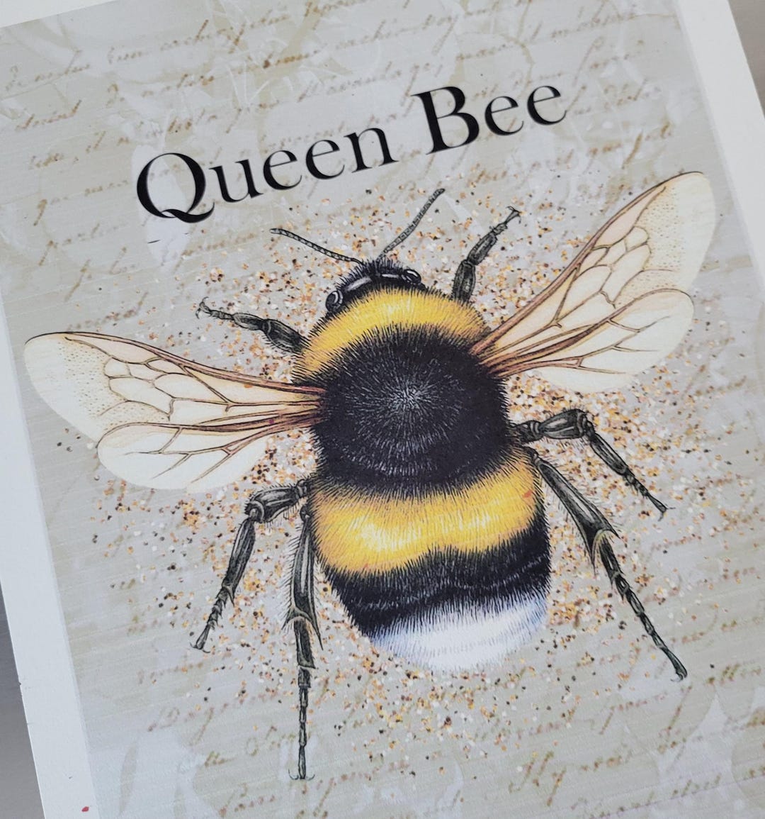 Queen Bee Fabric Panel, 100 % Cotton, Bumblebee Material - Etsy