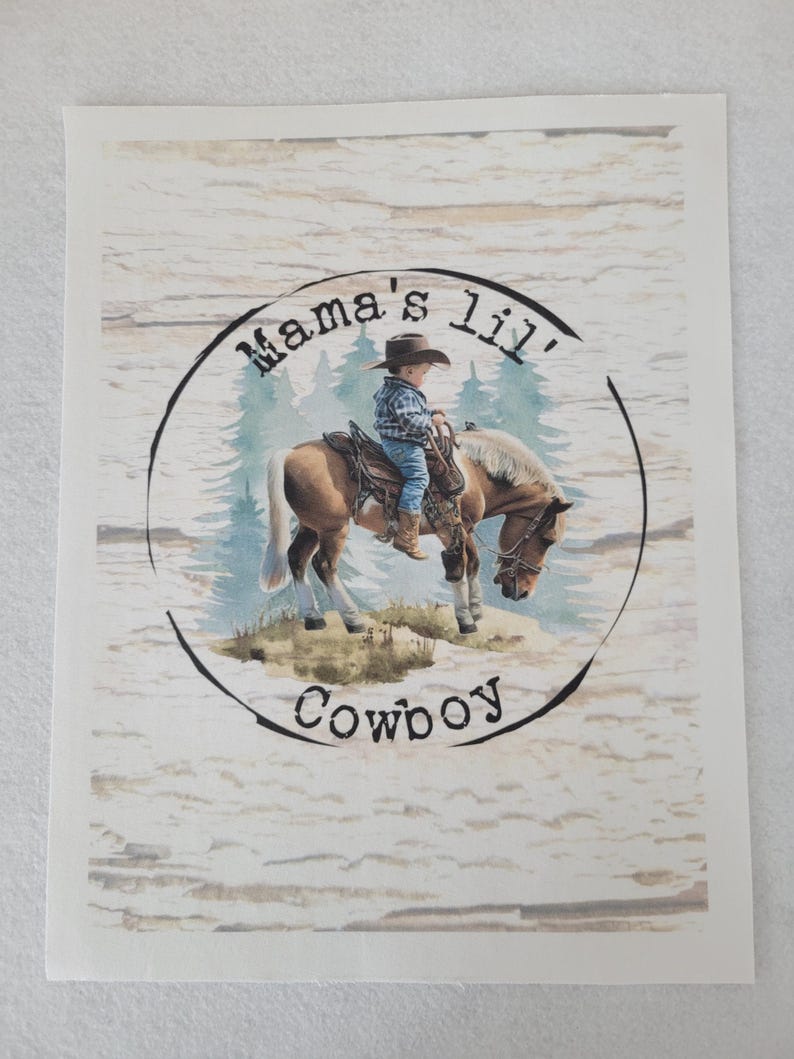 Cowboy Quilt Panel: Kids Western Material, Kona 100 % Cotton Fabric - Etsy