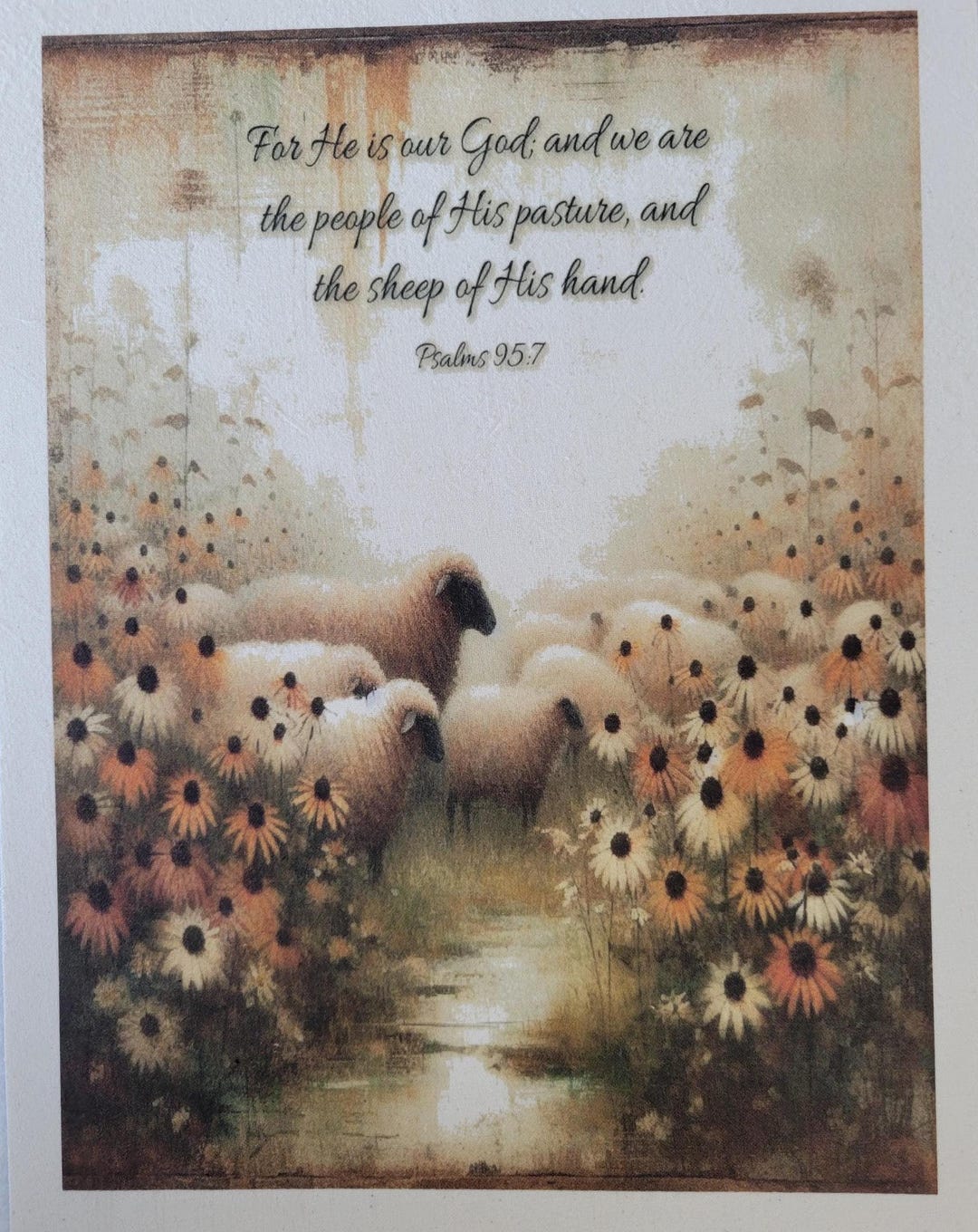 Psalms 95 7 Fabric Panel Bible Quote Cotton Material Various Sizes - Etsy
