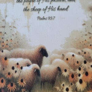 Psalms 95 7 Fabric Panel Bible Quote Cotton Material Various Sizes - Etsy