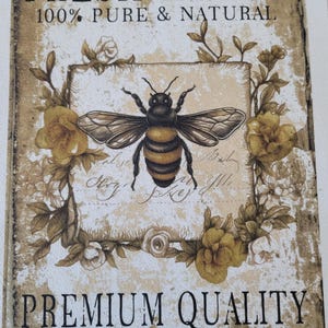 Primitive Bee Quilt Panel Honey Bee Cotton Fabric Nature Wall Art - Etsy