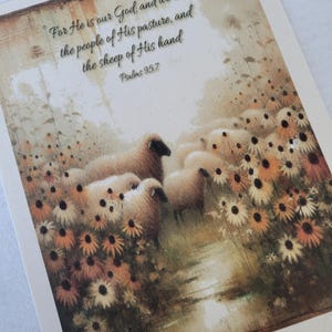 Psalms 95 7 Fabric Panel Bible Quote Cotton Material Various Sizes - Etsy