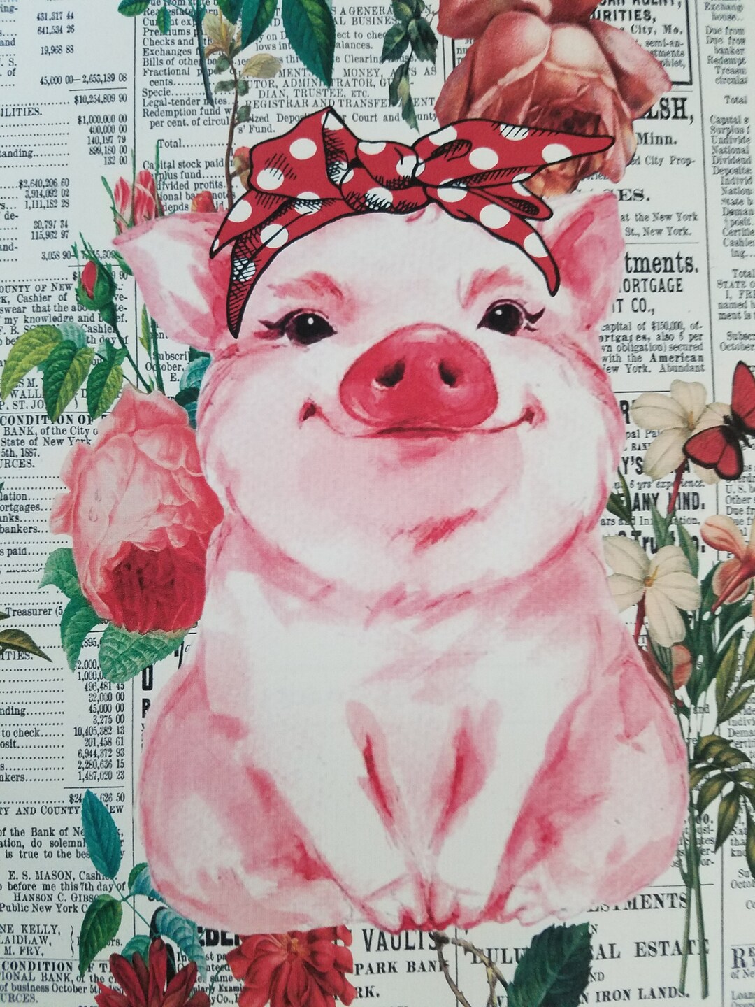 Pig Quilt Panel 100 % Cotton Muslin Fabric Various Sizes - Etsy