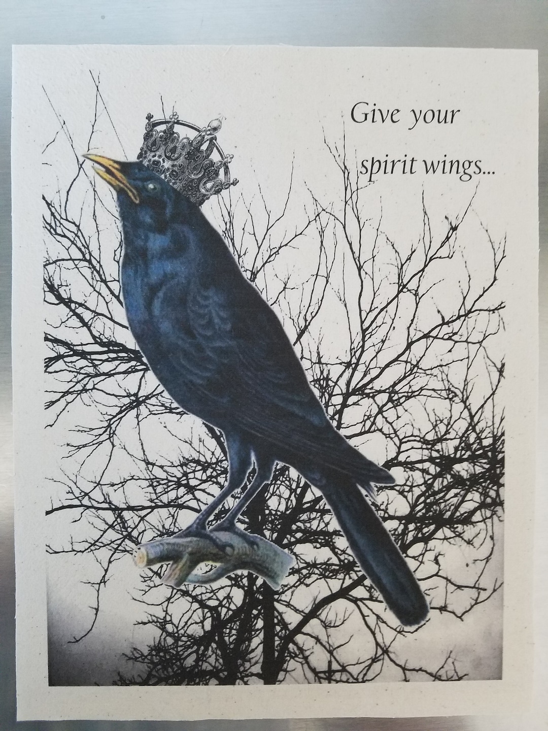 Crow Fabric Panel Raven Quilt Square Blackbird Muslin Patch - Etsy Canada