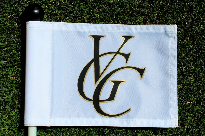 Set of 3 Custom Golf Flags / Mini Golf Putting Green Flags 6" X 8" - Etsy