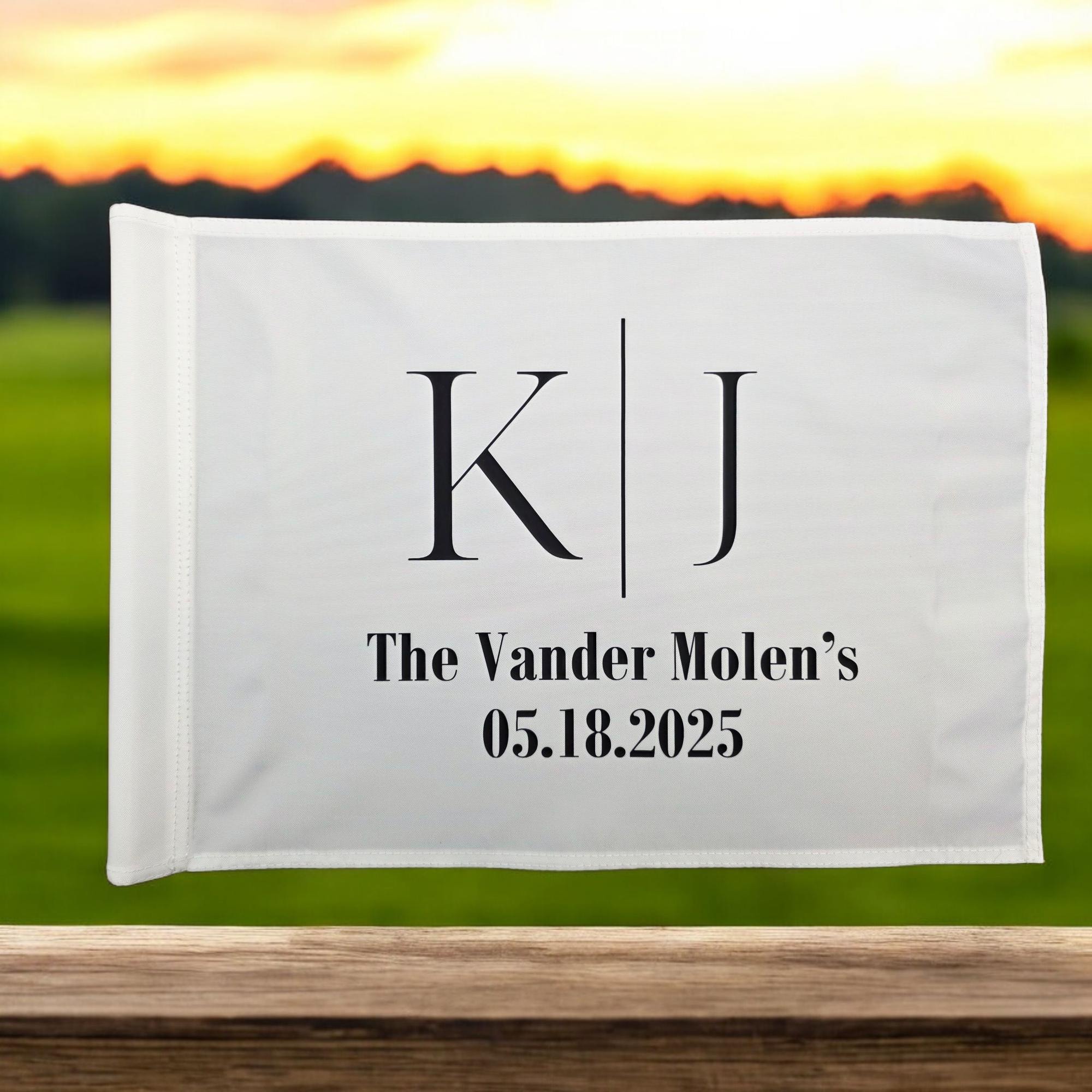 Custom Full Size Golf Flag 20in X 14in - Etsy