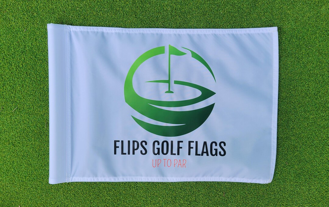 Custom Golf Flag Full Size 20x14in - Etsy