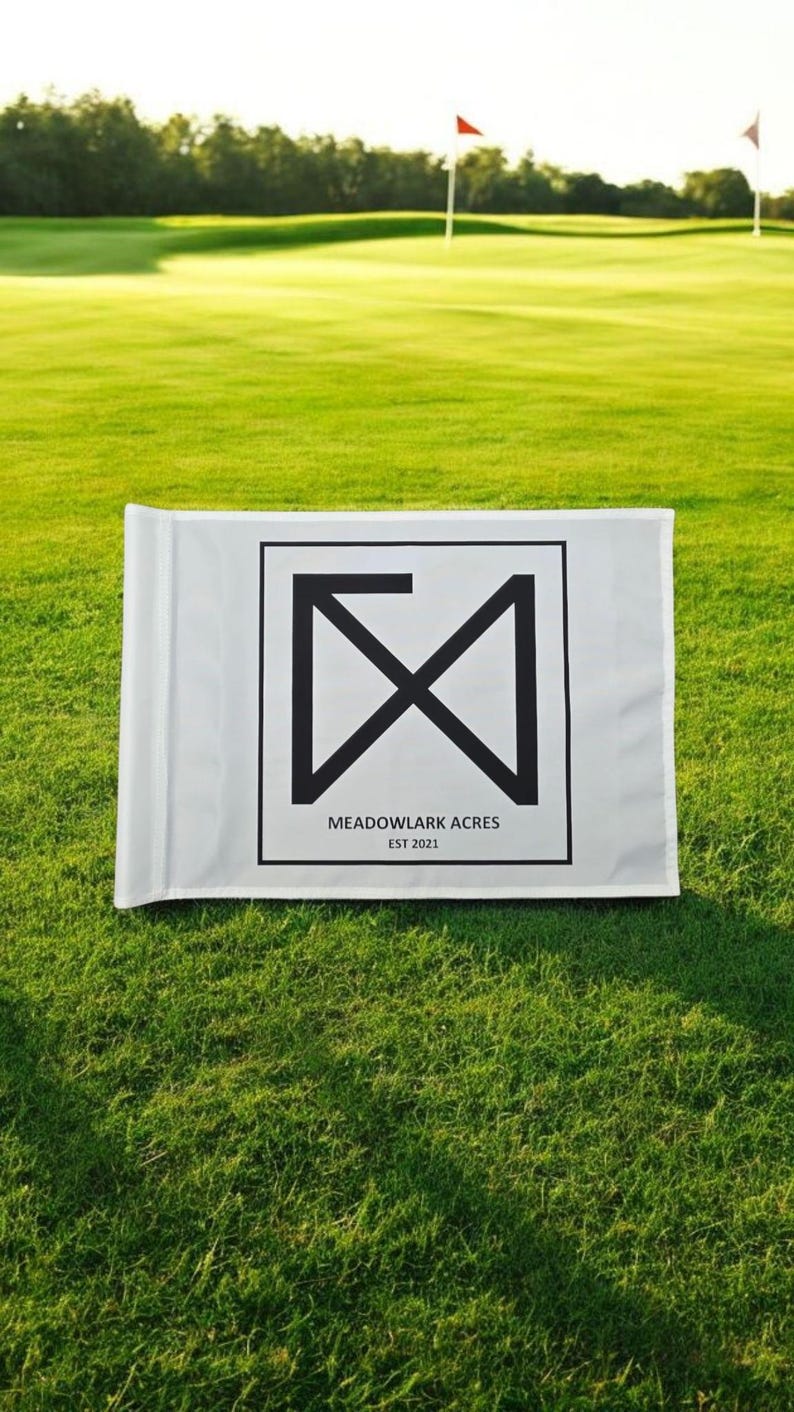 Custom Full Size Golf Flag 20in X 14in - Etsy