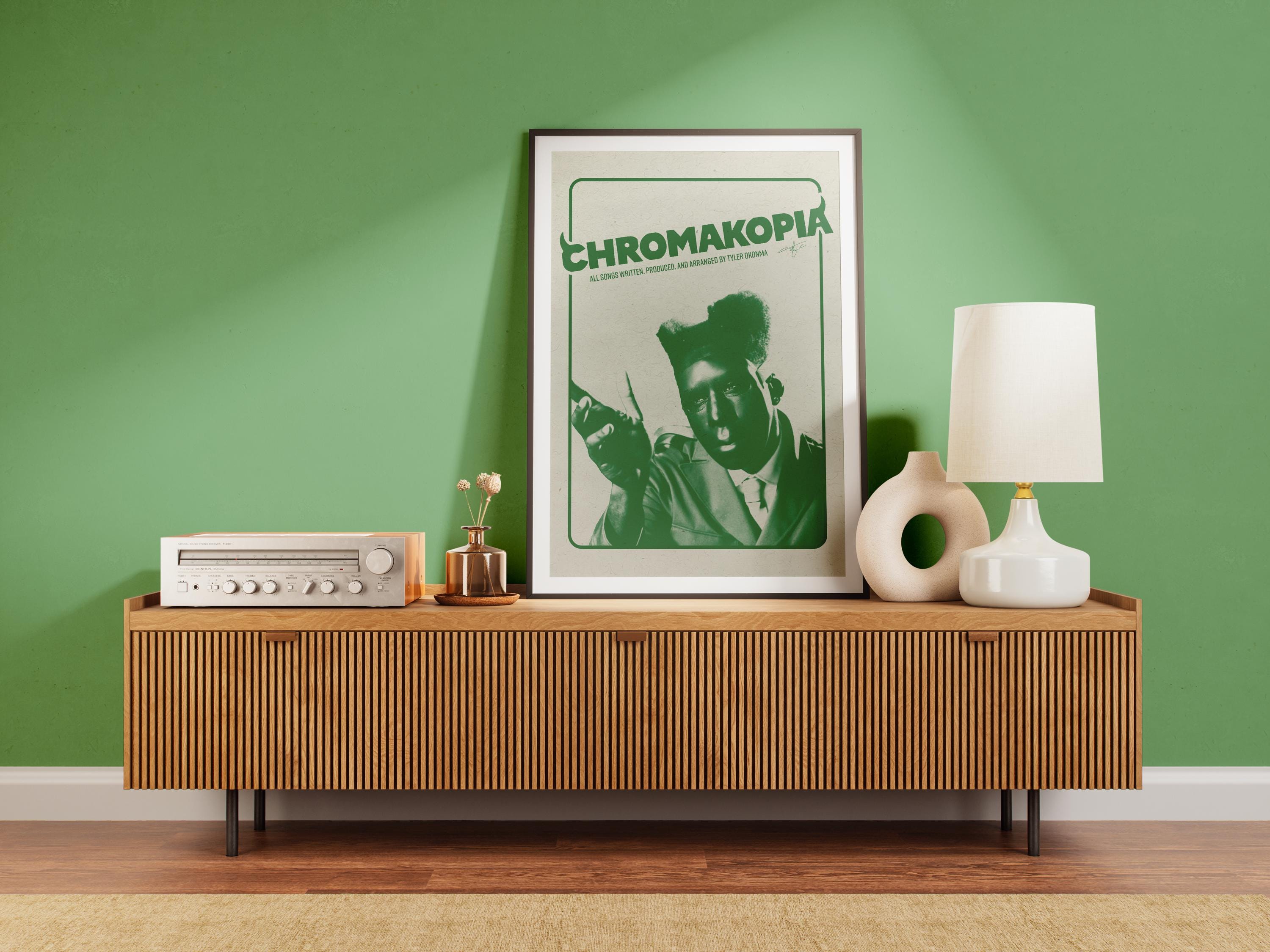 CHROMAKOPIA, Tyler the Creator Vintage Retro Album Poster Digital ...
