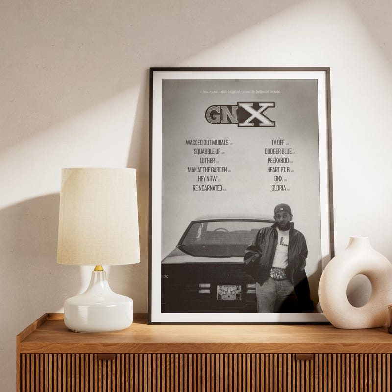 Kendrick Lamar Gnx Poster - Etsy