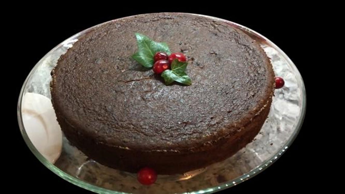 Guyana Black Cake Guyanese Black Cake Rum Cake Caribbean Fruit Cake ...