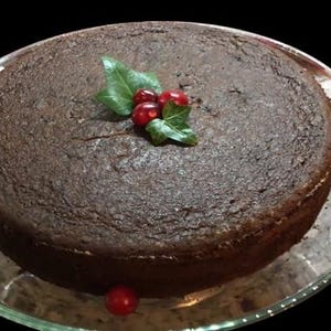 Guyana Black Cake Guyanese Black Cake Rum Cake Caribbean Fruit Cake ...